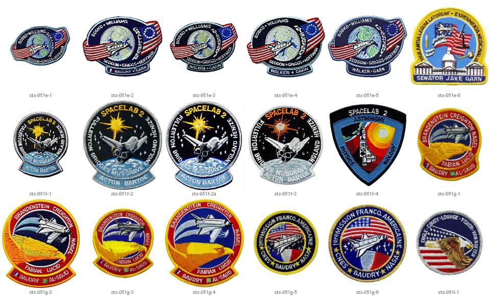 NASA Space Shuttle Mission Patches STS 1 Through STS 117 NASA Space Shuttle Mission Patches STS 1 Through STS 117